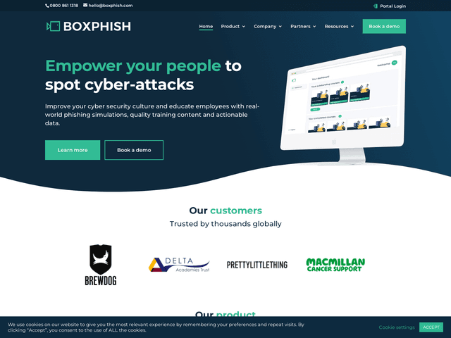 Boxphish secured £3,250,000 in a thrilling seed funding round.
