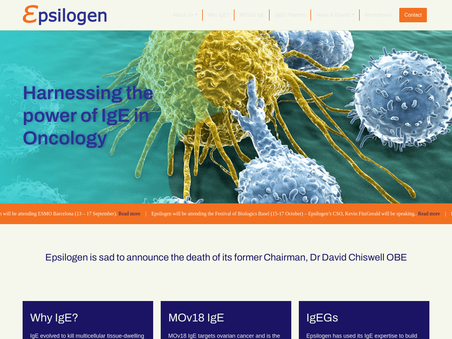 Epsilogen secured £12,500,000 in a sensational growth funding round.