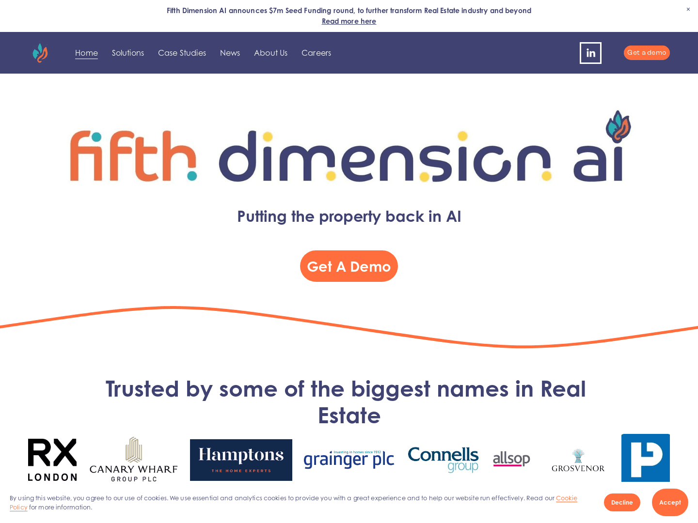 Fifth Dimension AI closed £5,200,000 in an epic growth funding round.