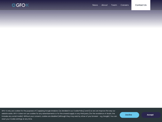 GFO-X received US$30,000,000 in a sensational growth funding round.