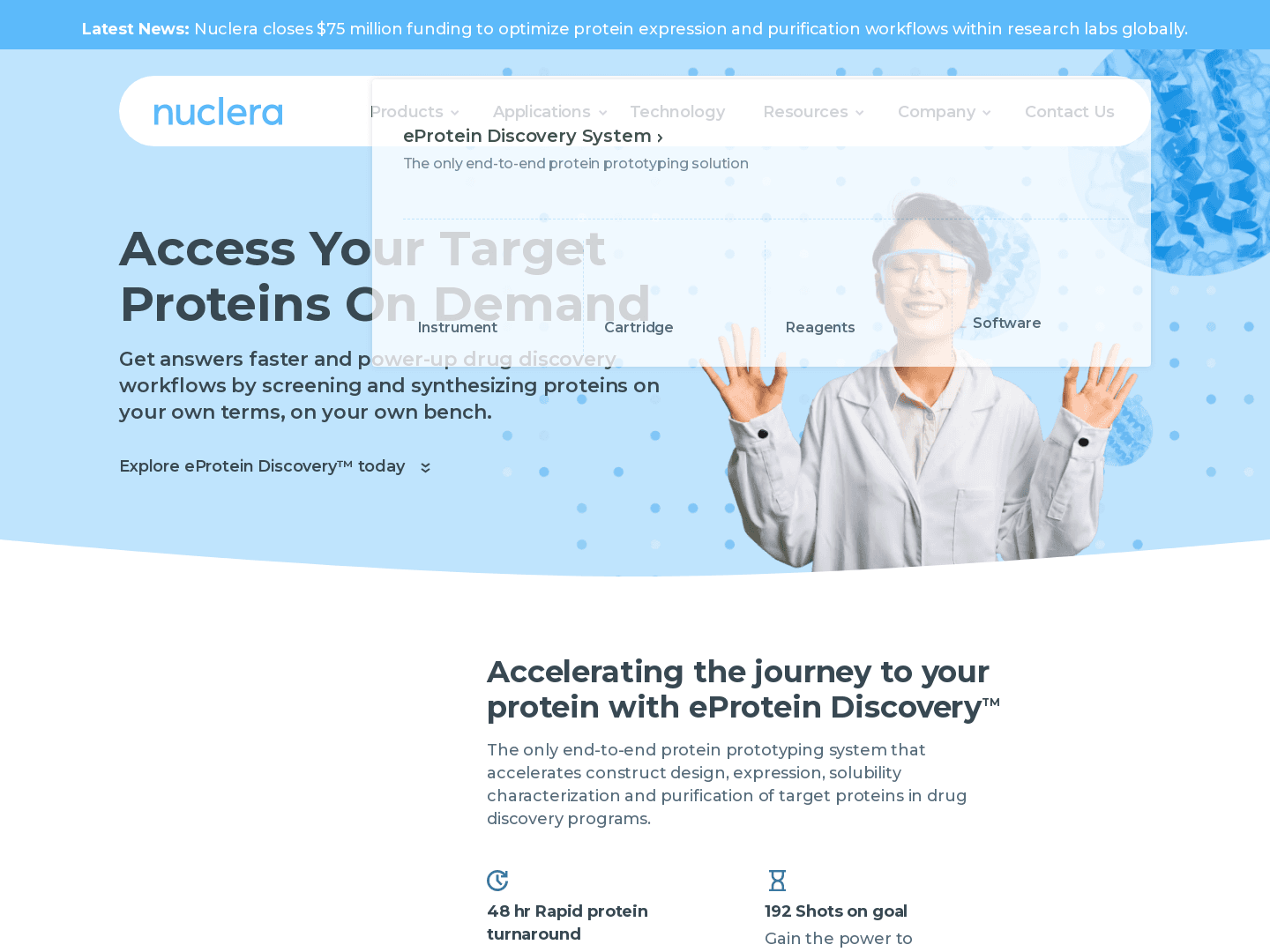 Nuclera raised £57,000,000 in an amazing growth funding round.