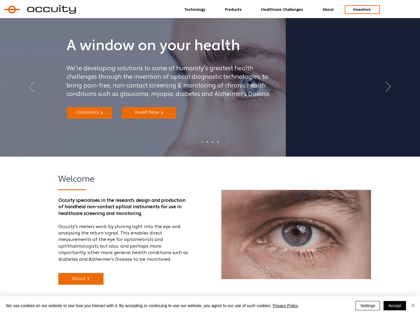 Occuity closed £1,300,000 in an outstanding seed funding round.