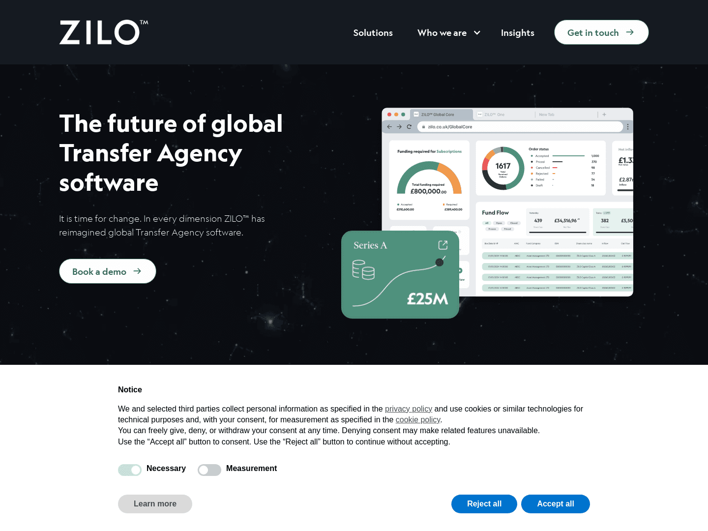 ZILO™ raised £25,000,000 from Fidelity International Strategic Ventures (FISV)