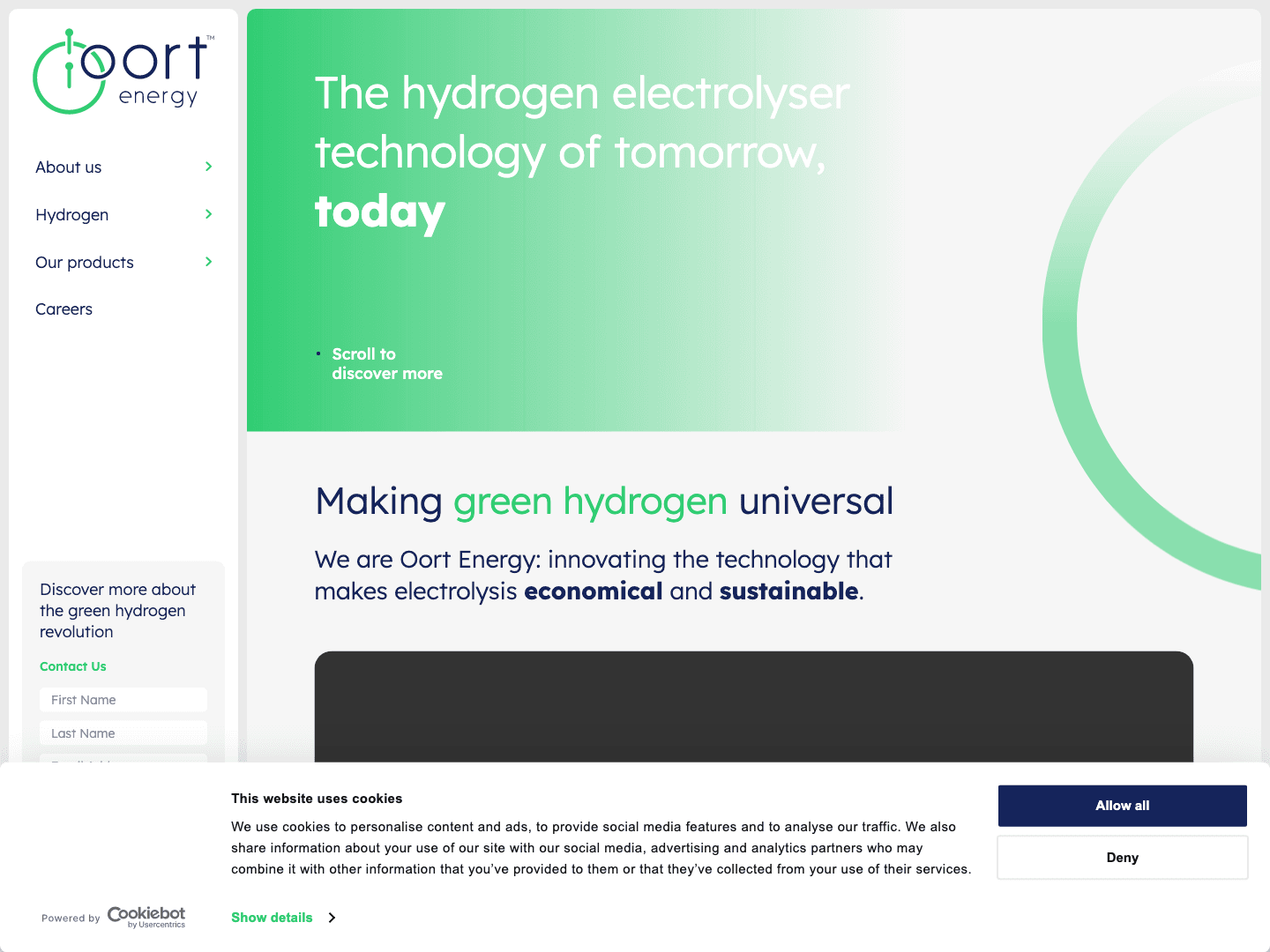 Oort Energy received £5,000,000 in a thrilling undefined funding round.