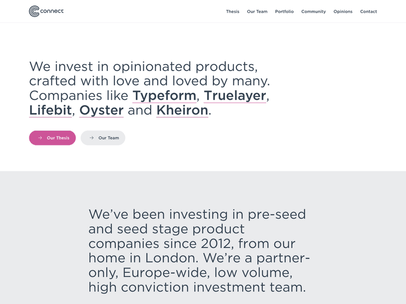 Connect Ventures - VC Firm - Startupmag