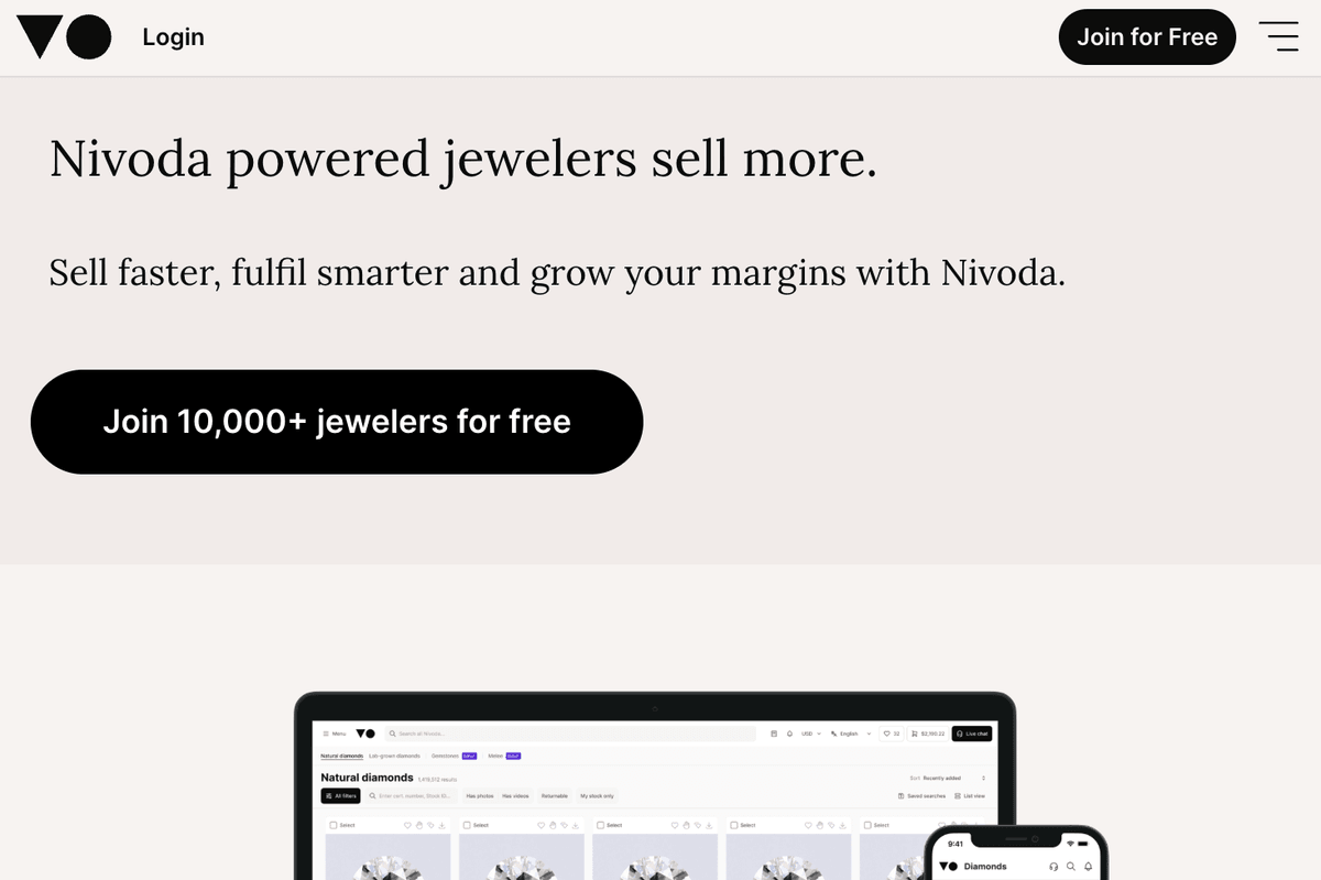 Nivoda raises £44.6m from I80 Group | Startupmag